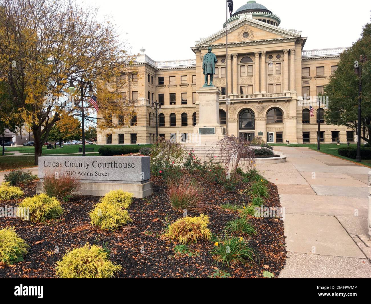 The Lucas County Courthouse is shown Wednesday, Oct. 28, 2020, in ...