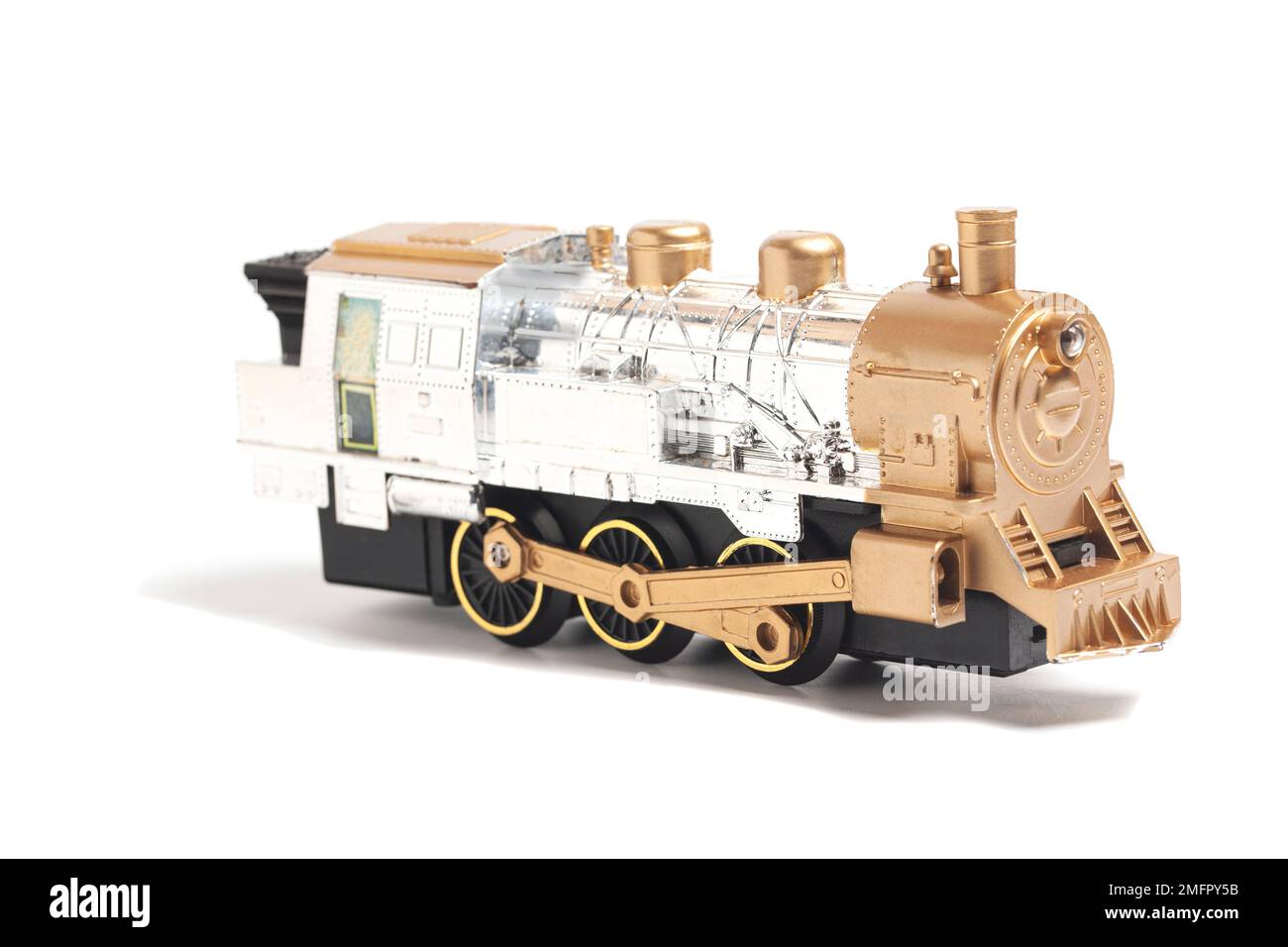 toy train isolated on white background, battery powered train Stock ...