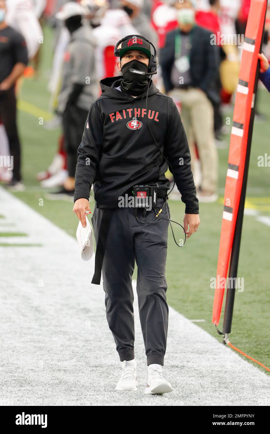 San Francisco 49ers head coach Kyle Shanahan during an NFL football ...