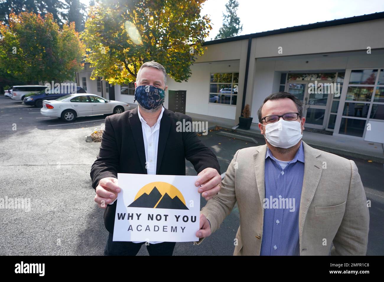 Garth Reeves, left, and Scott Canfield, co-founders of the Why Not You ...