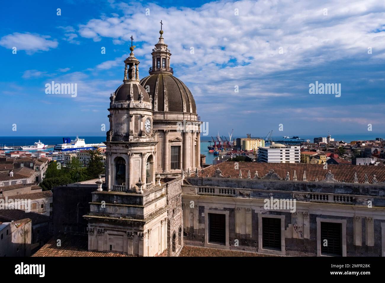 Domes of Catania Cathedral, Duomo di Catania, Cattedrale di Sant'Agata ...