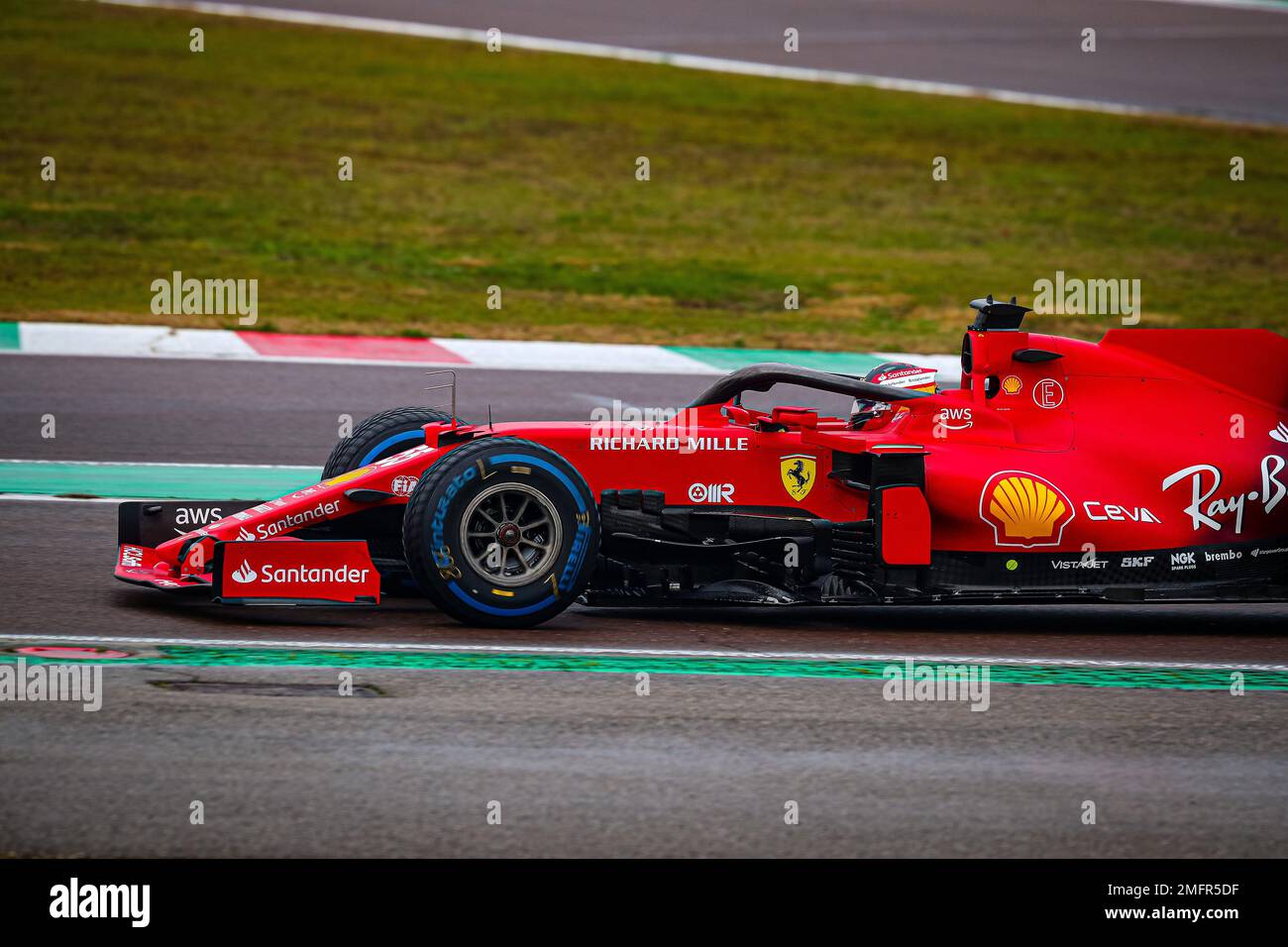 #55 Carlos Sainz, Scuderia Ferrari during a test with the old 2021 ...
