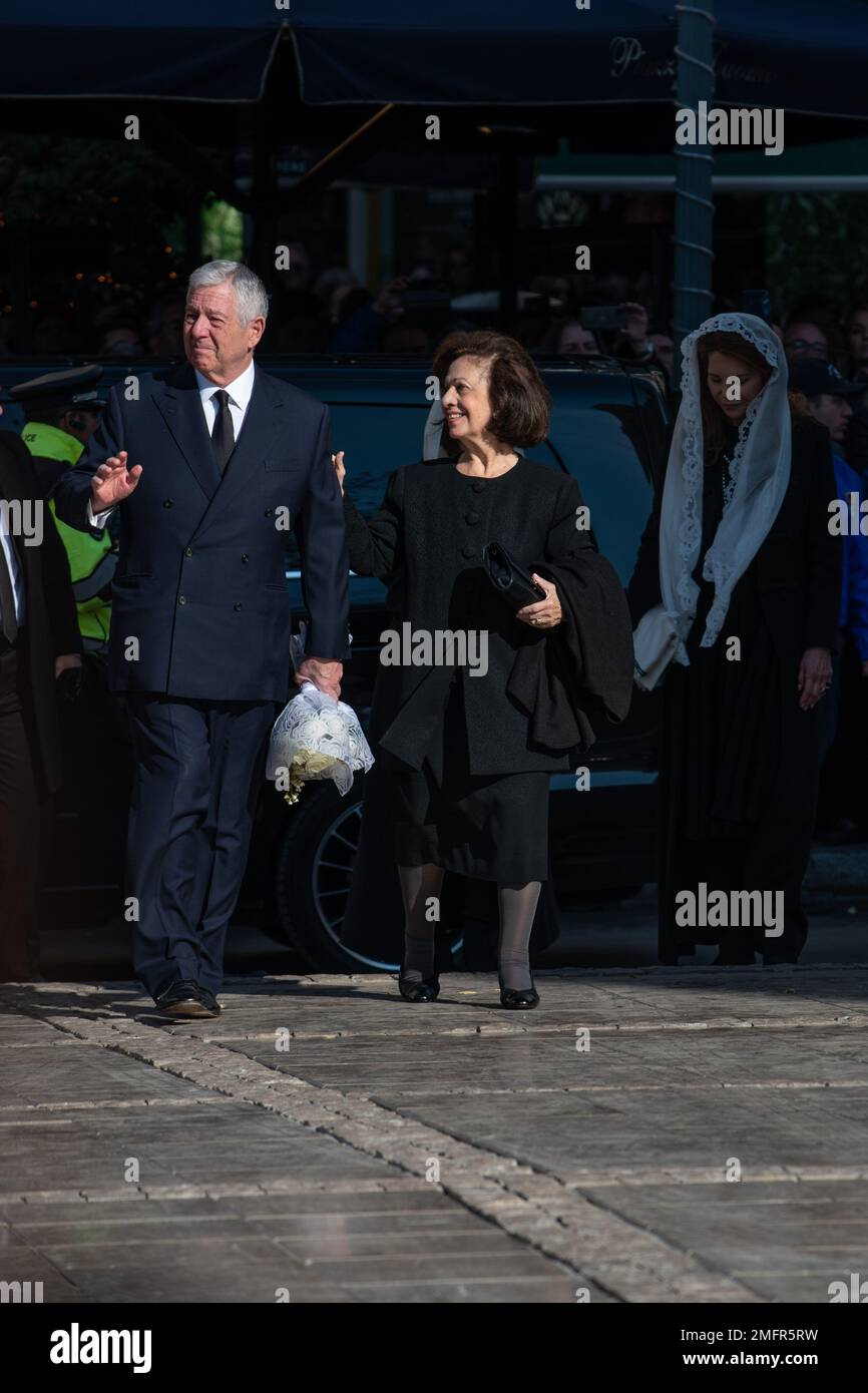 Athens, Greece. 16th January 2023. Crown Prince Alexander of Yugoslavia ...