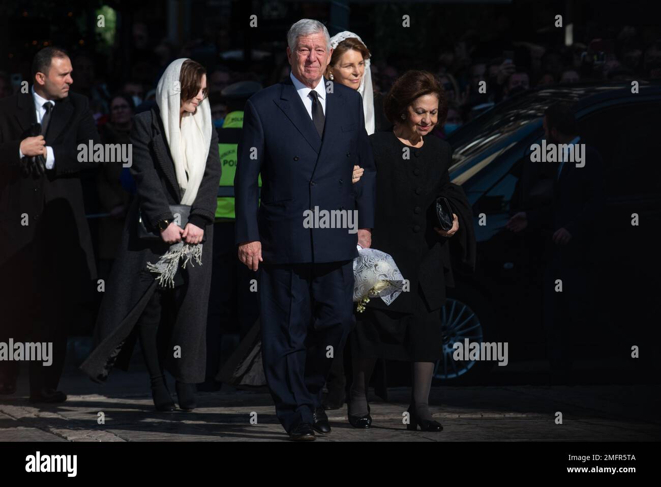 Athens, Greece. 16th January 2023. Crown Prince Alexander of Yugoslavia ...