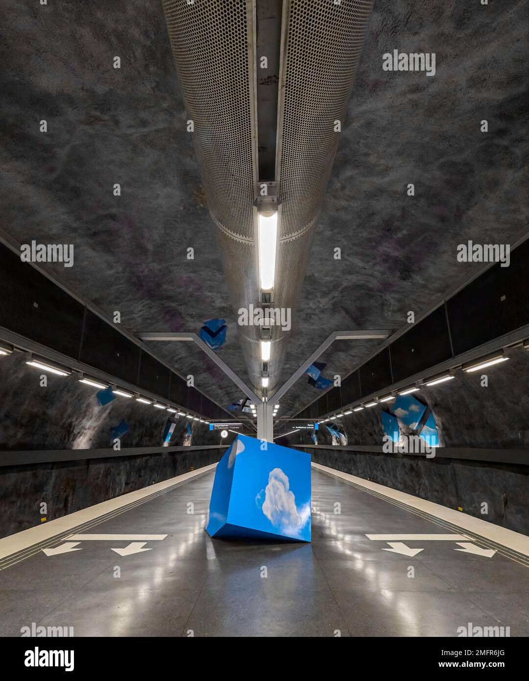 Stockholm Solna Strand Tube Metro or Subway stations artwork said to be ...