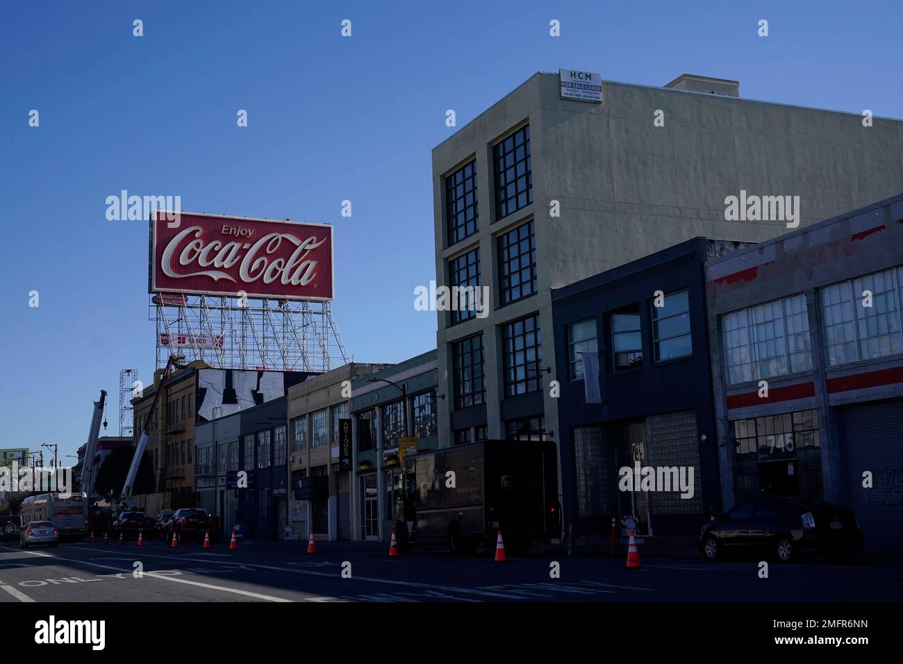 A Coca-Cola sign is shown in San Francisco, Tuesday, Oct. 27, 2020. (AP ...