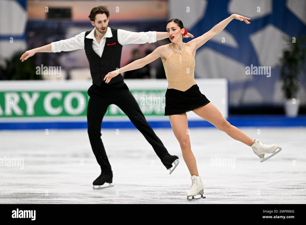 Espoo, Finland. 25th Jan, 2023. Sara CONTI & Niccolo MACII (ITA ...