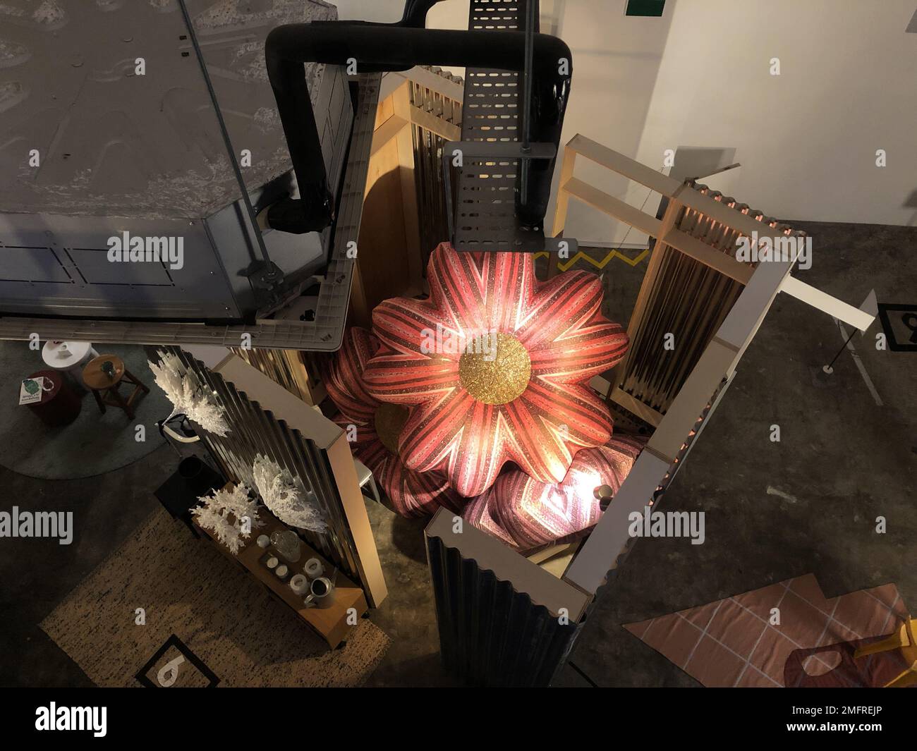 Bird's eye view of "No-one can Hurt You Here" (2022), Samuel Xun, made ...