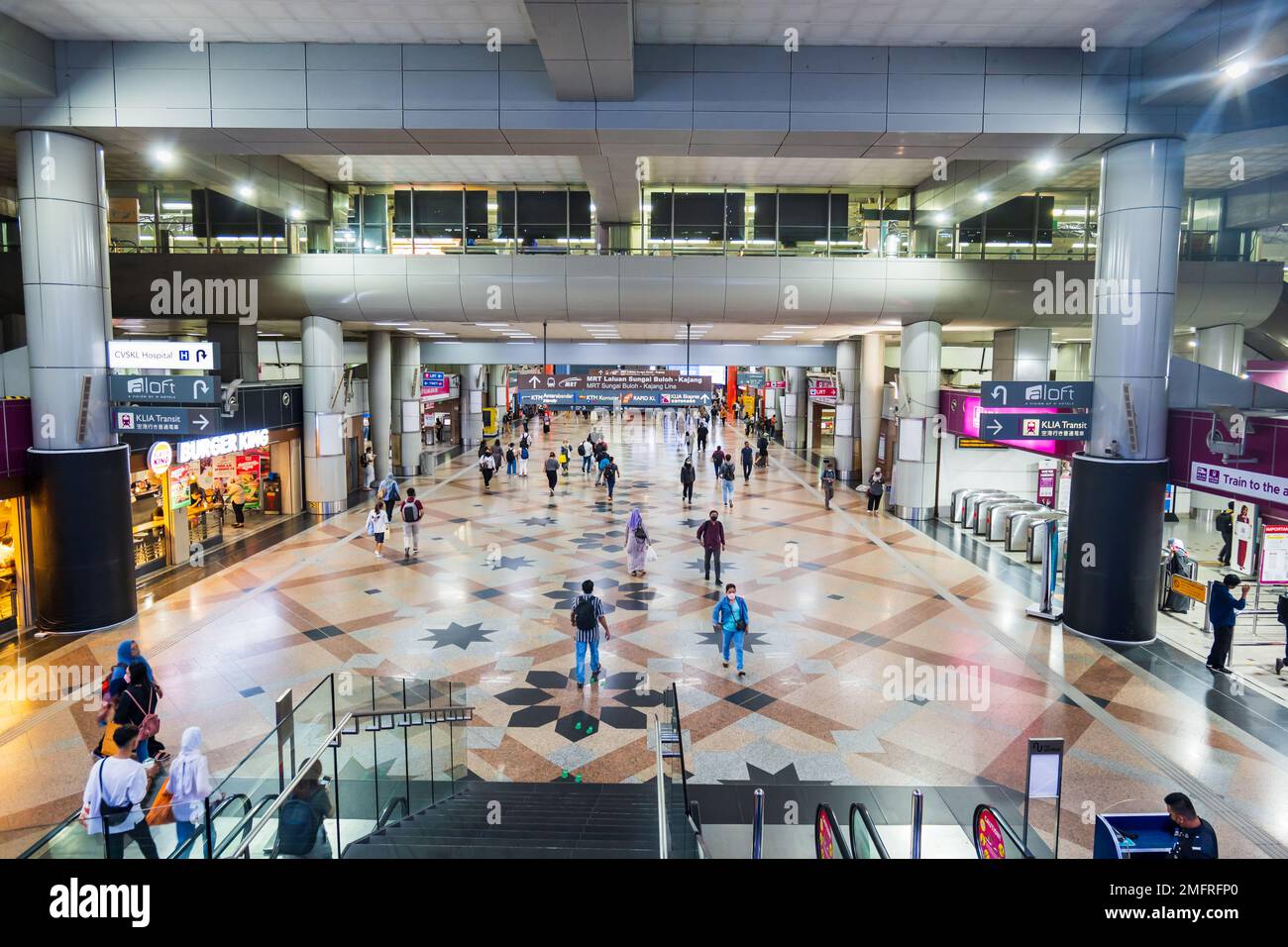 Kuala Lumpur, Malaysia - December 2022: KL Sentral station is a transit ... Kuala Lumpur, Malaysia - December 2022: KL Sentral station is a transit ...