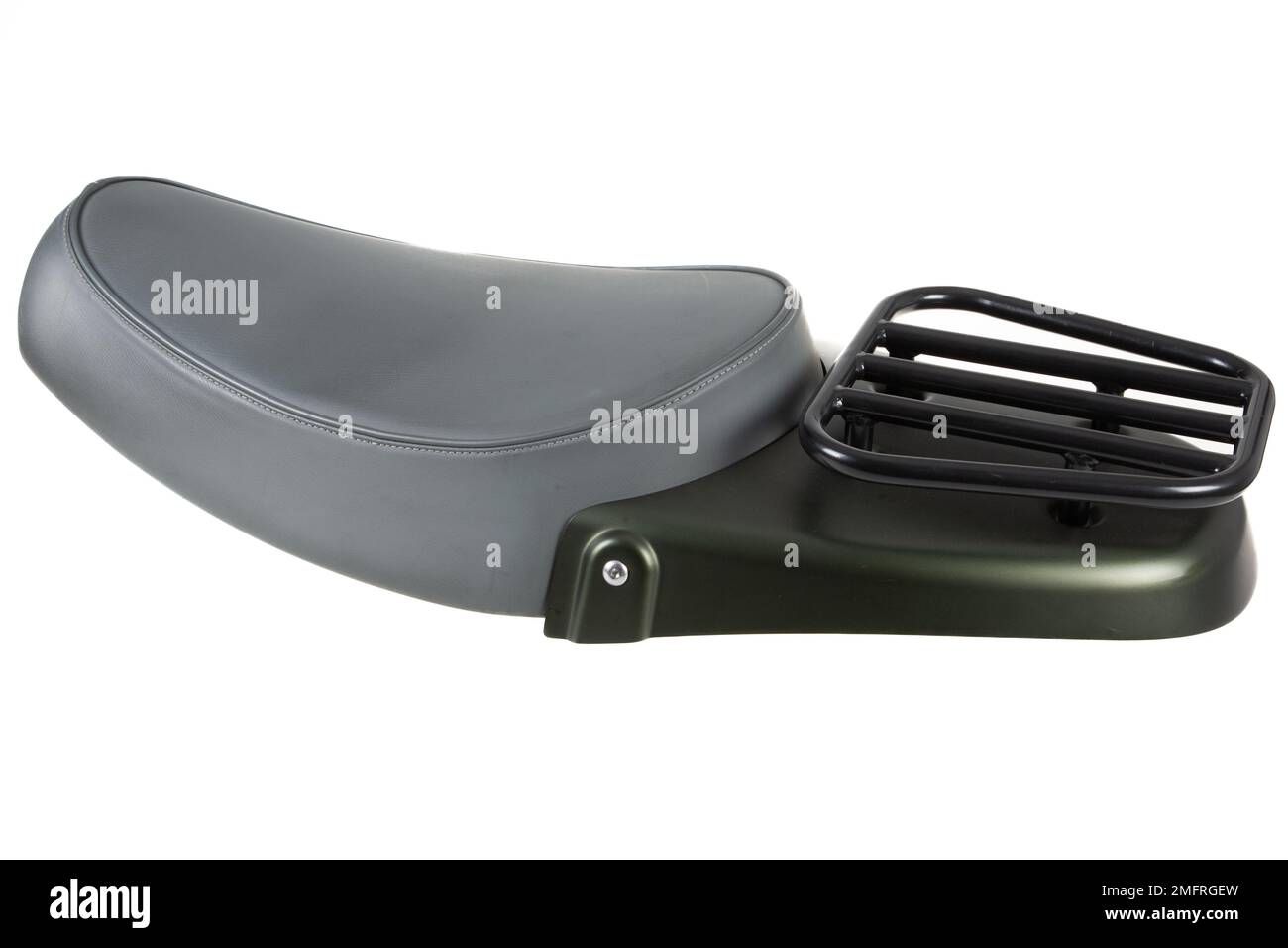 grey green scrambler leather seat texture motorcycle saddle retro model ...