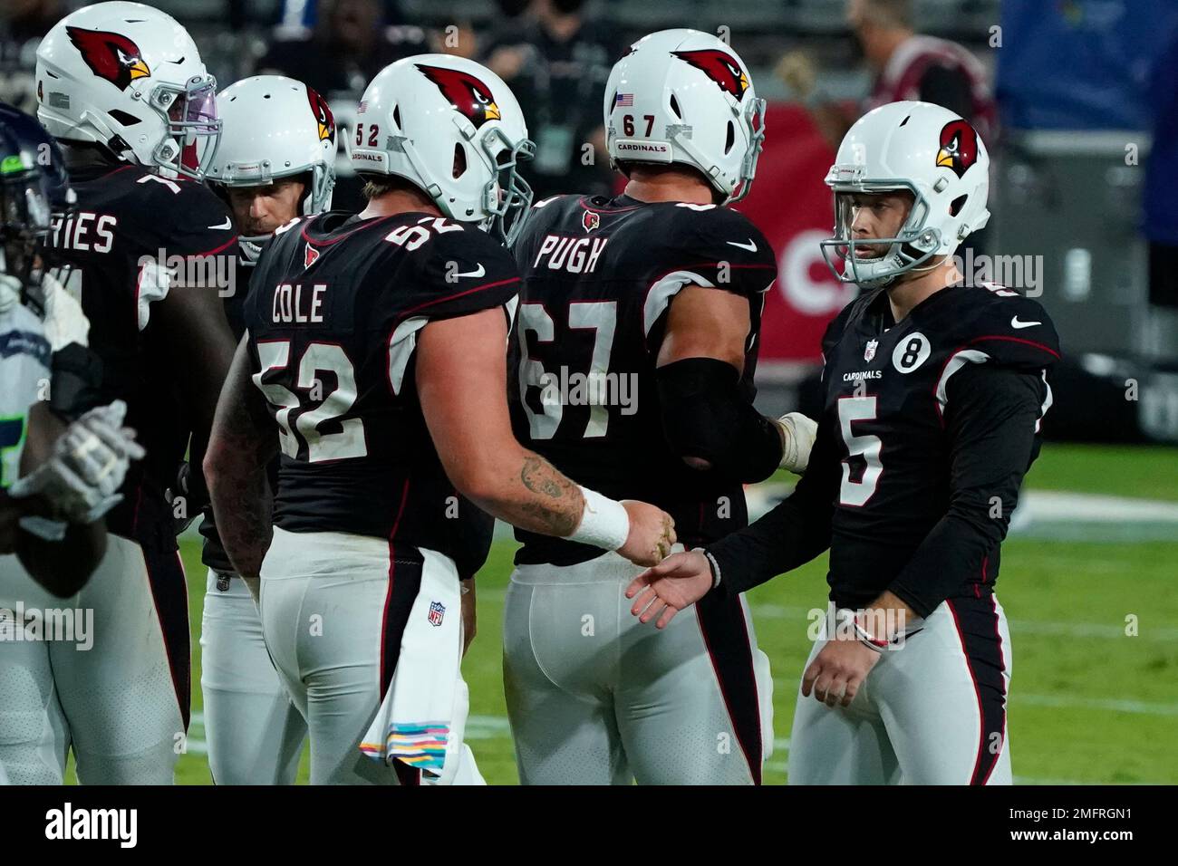 Arizona Cardinals kicker Zane Gonzalez (5) celebrates his game-tying ...