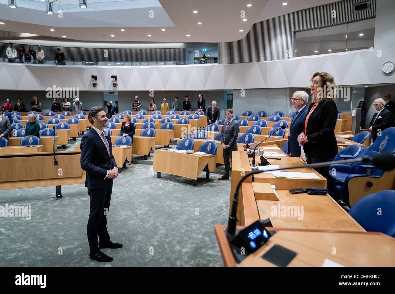 THE HAGUE - Nico Drost of the ChristenUnie during his swearing in as a ...