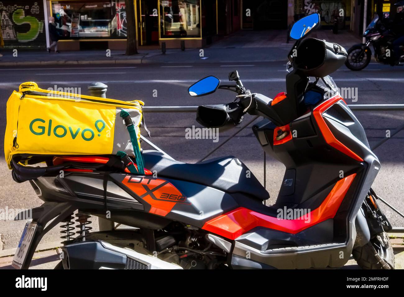 Delivery hero rider hi-res stock photography and images - Alamy