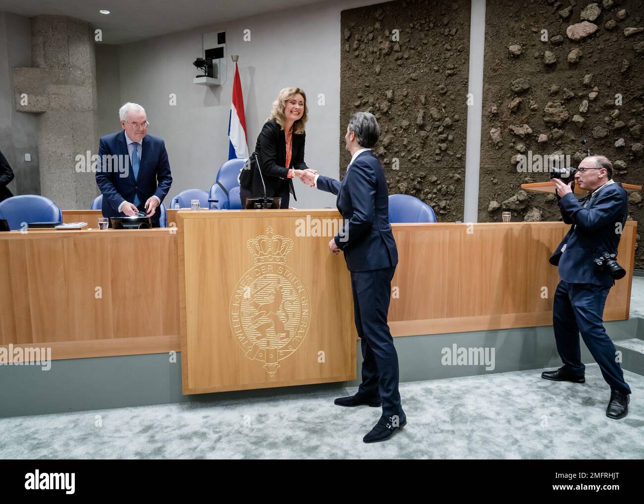 THE HAGUE - Nico Drost of the ChristenUnie during his swearing in as a ...