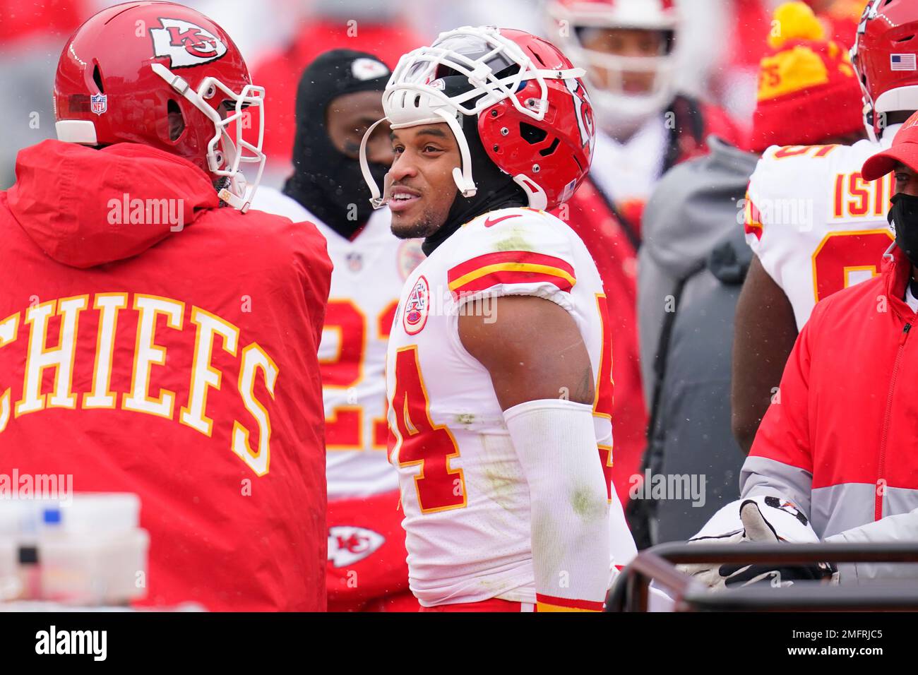 Kansas City Chiefs free safety Tedric Thompson during the first half of ...