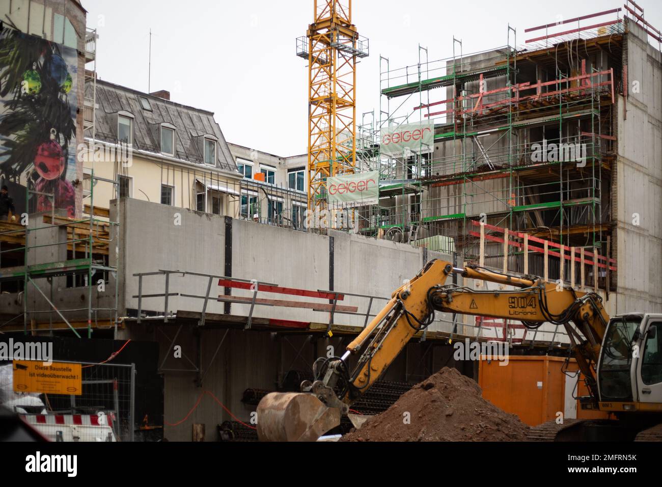 Construction side. Residential property seen on January 25, 2023 in ...