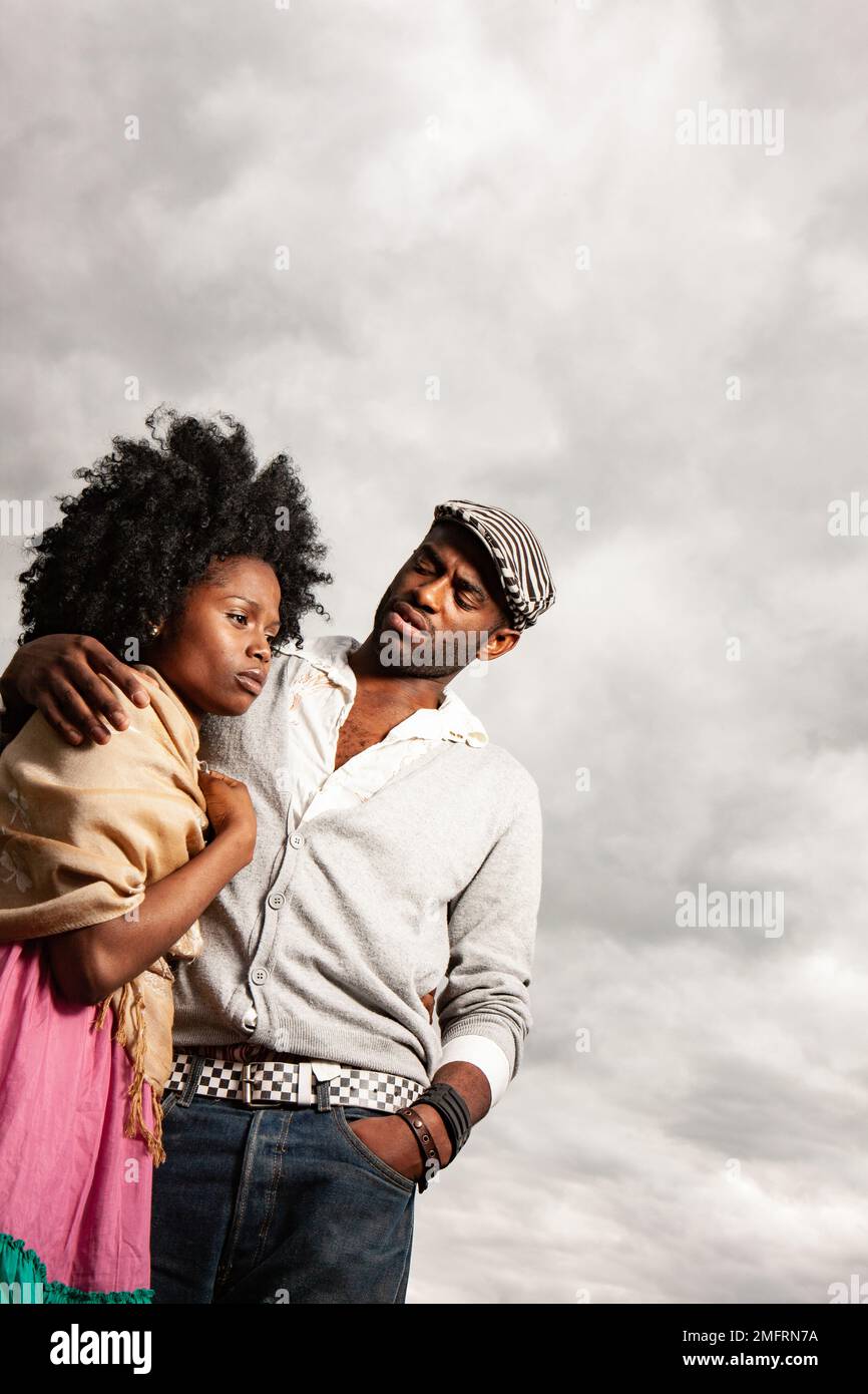 Rural Fashion, Storm Clouds. An uncomfortable and anxious moment ...