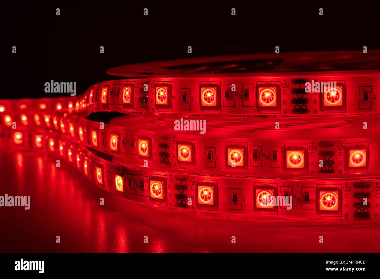 Red electronic effect hi-res stock photography and images - Alamy