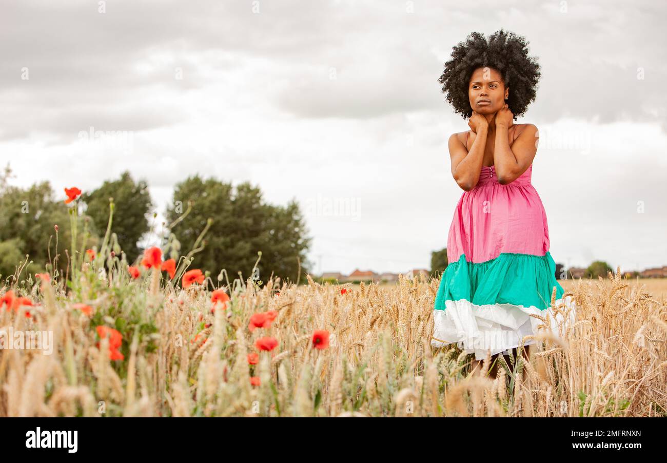 Rural Fashion. A carefree moment from a beautiful free spirited young ...