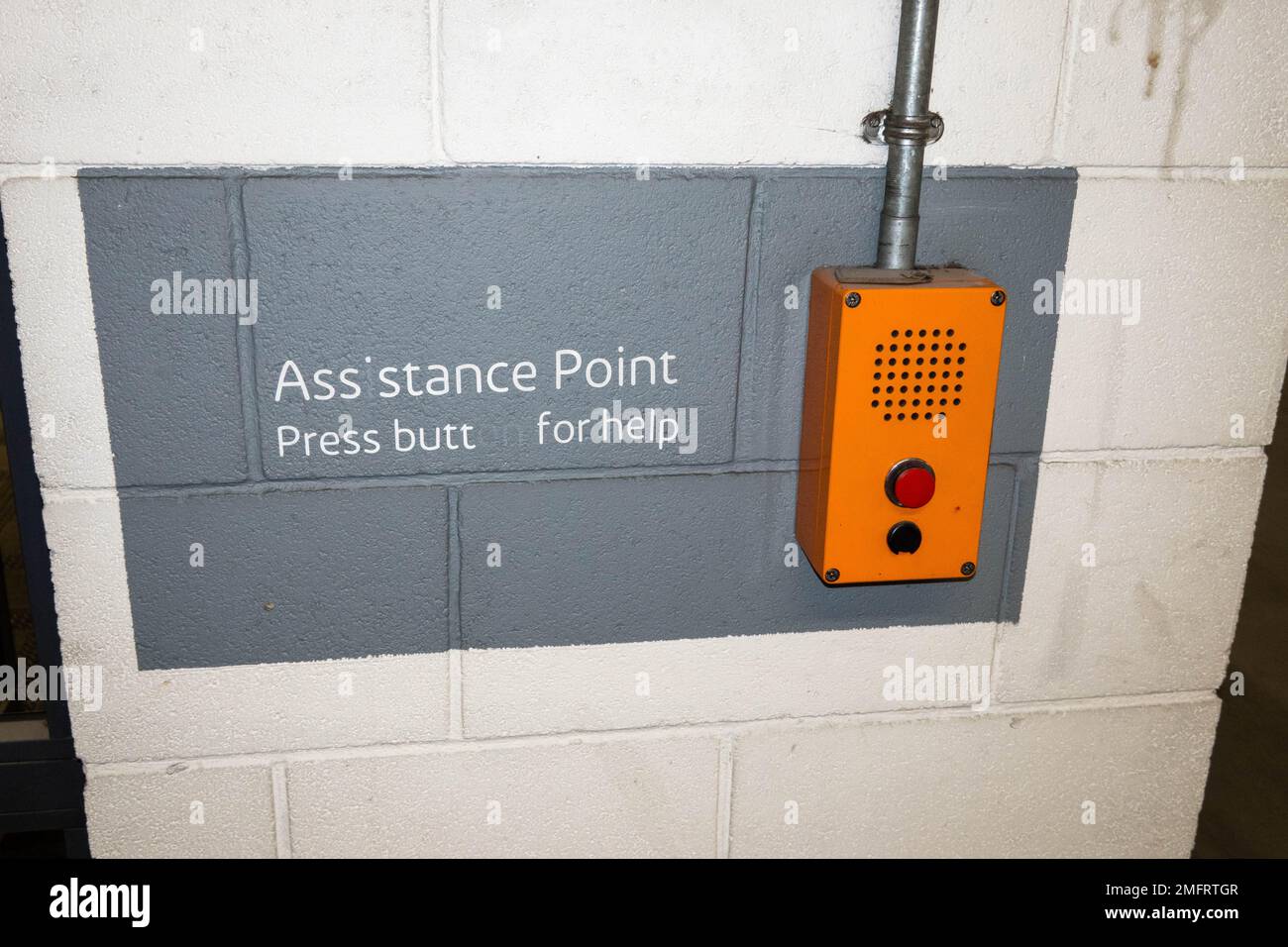 Assistance Point for Chantry Place underground car park in Norwich ...