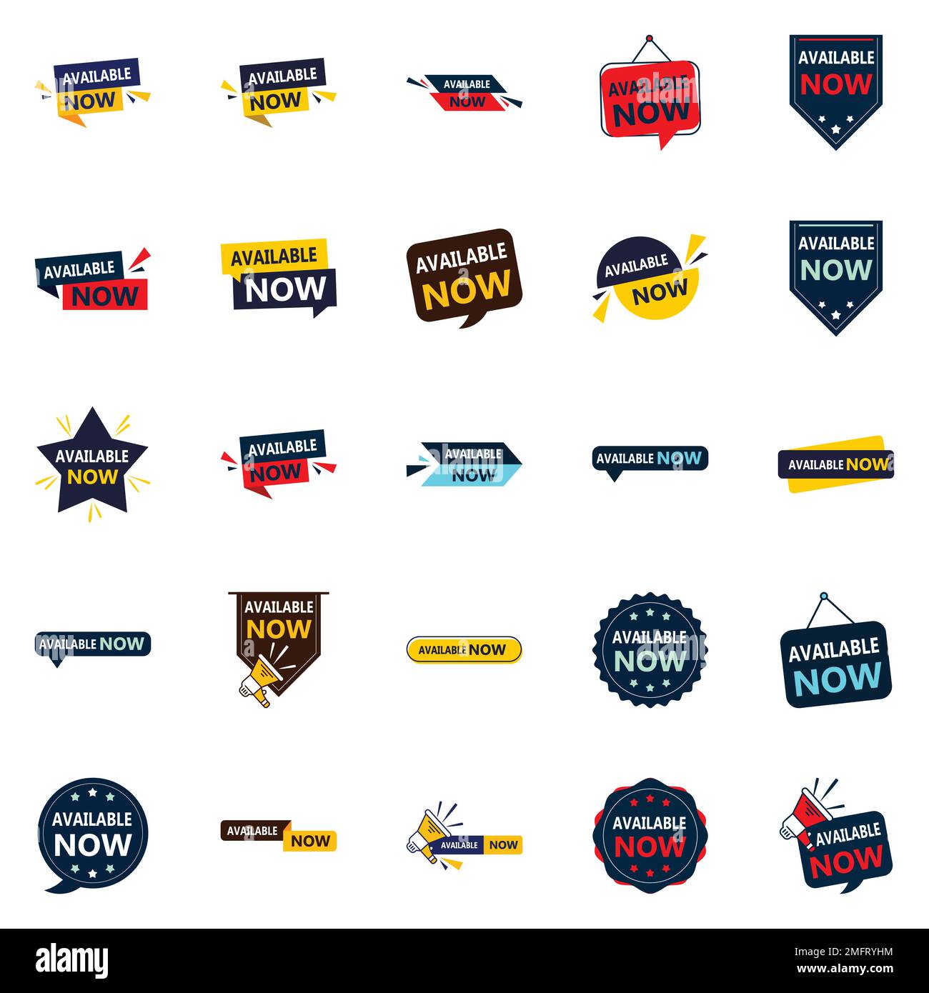 Available Now 25 Vector Banners for Compelling Brand Identity Stock ... Available Now 25 Vector Banners for Compelling Brand Identity Stock ...