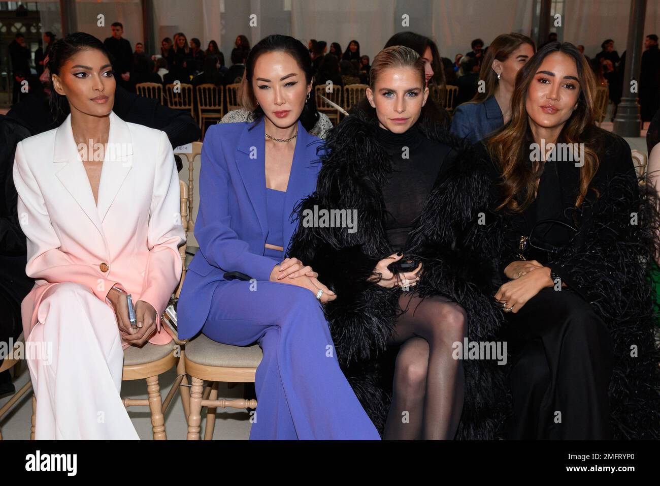 Paris, France. 25th January, 2023. Pritika Swarup, Chriselle Lim ...