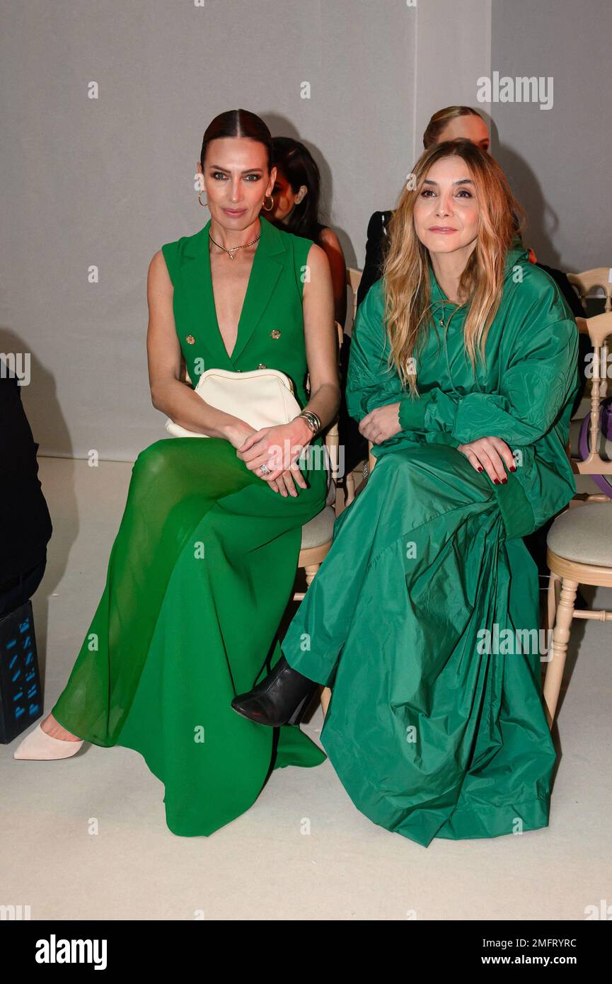Paris, France. 25th January, 2023. Nieves Alvarez and Clotilde Courau ...