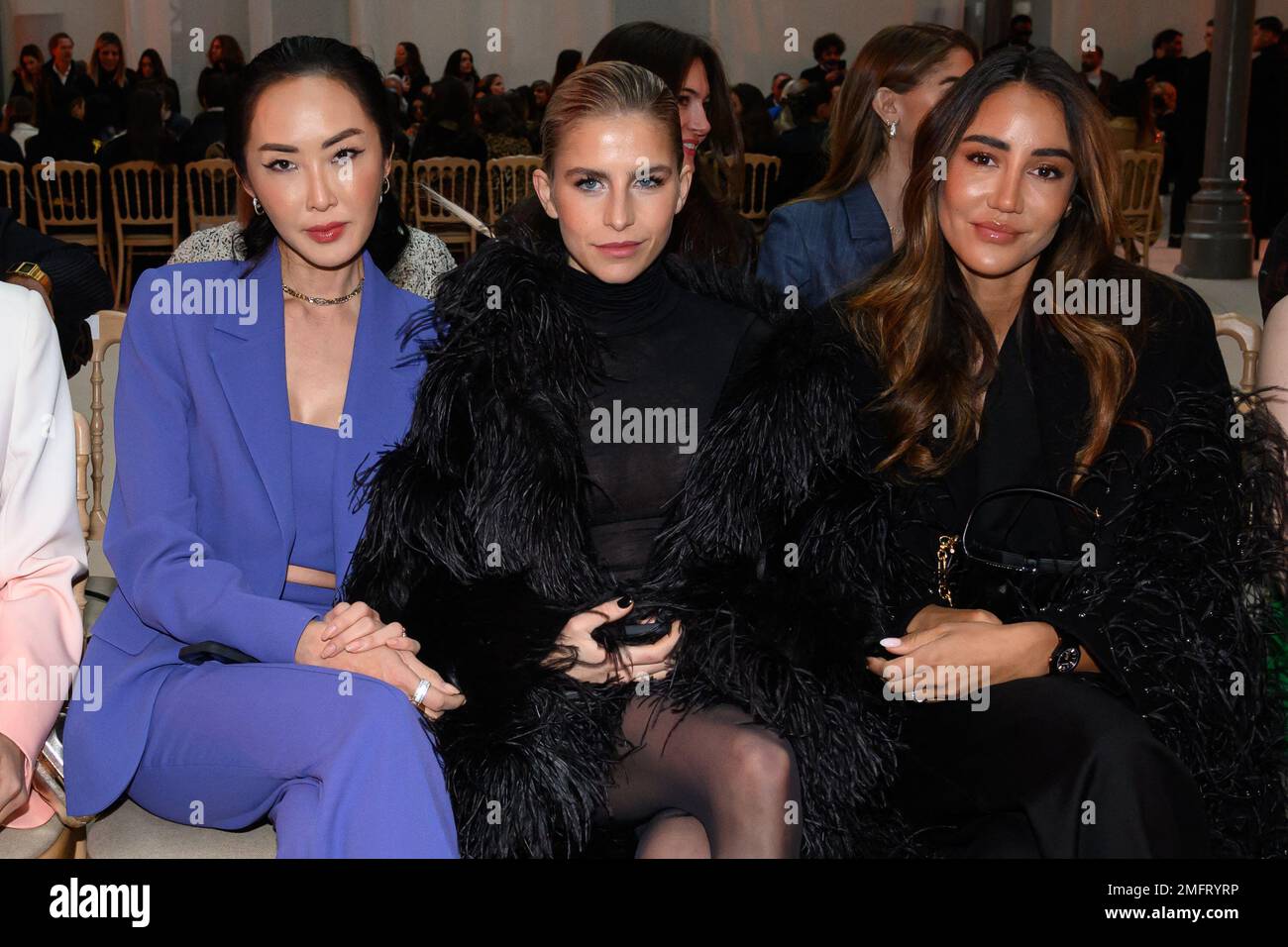 Paris, France. 25th January, 2023. Chriselle Lim, Caroline Daur and ...