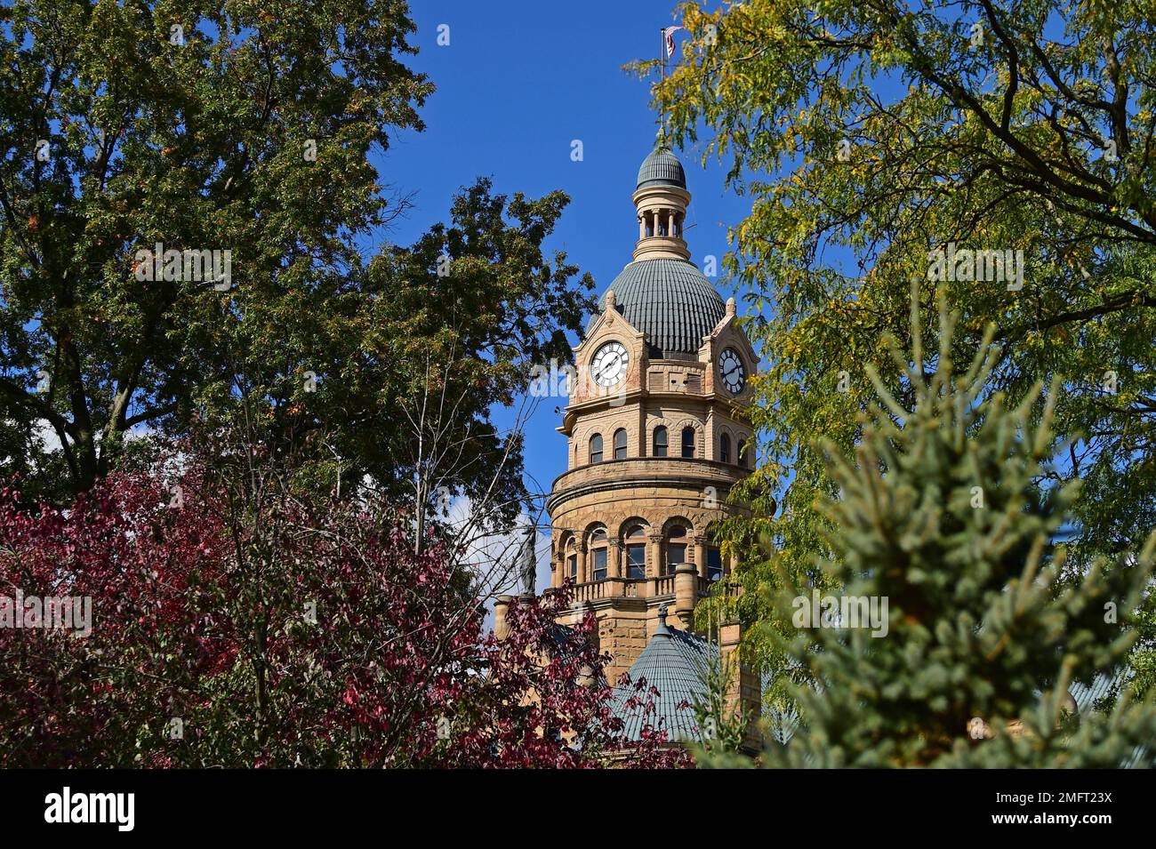 The Trumbull County Courthouse is shown, Friday, Oct. 16, 2020, in ...