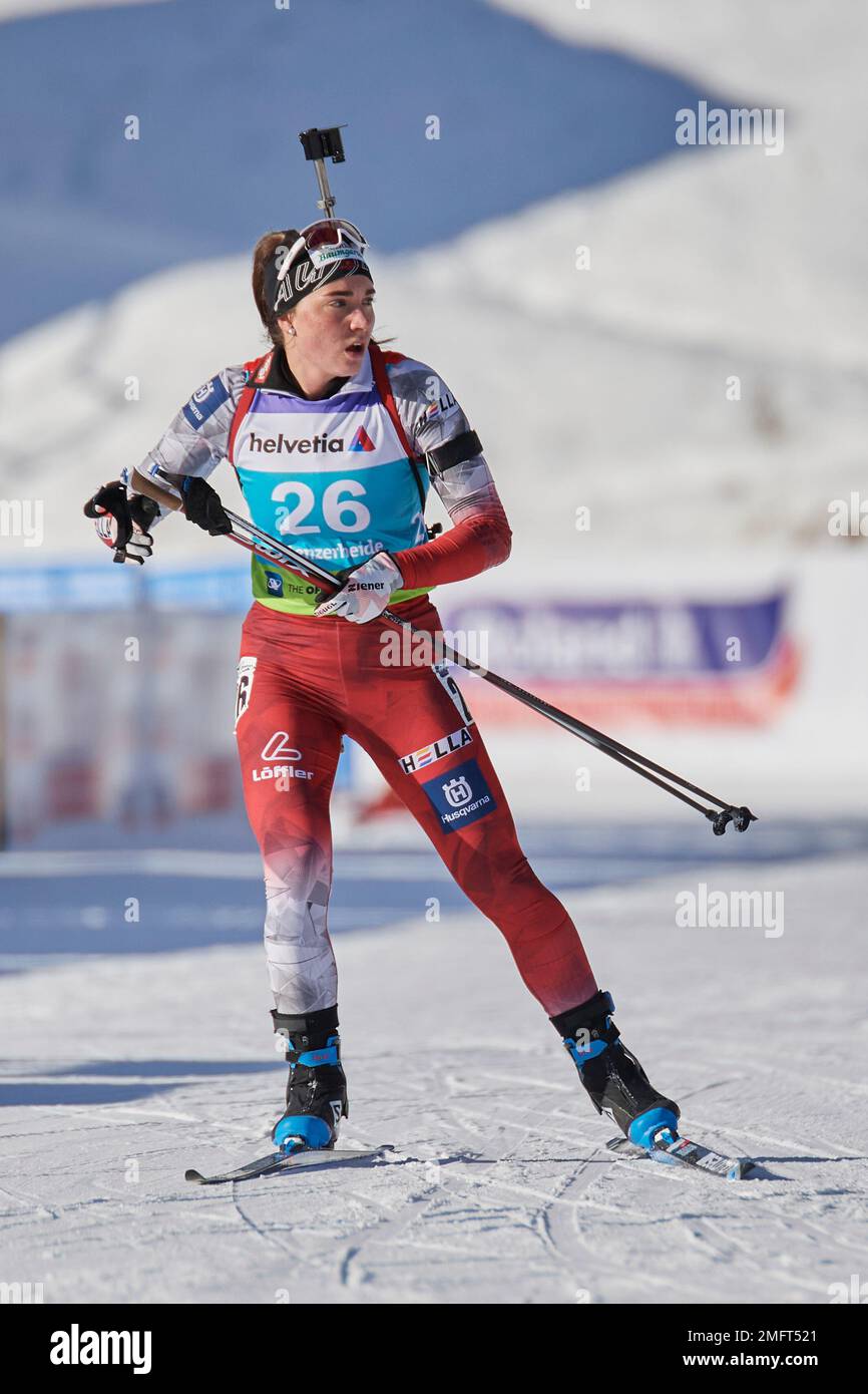 Lenzerheide, Schweiz, 25. Januar 2023. OSL Lisa AUT beim 15 km ...