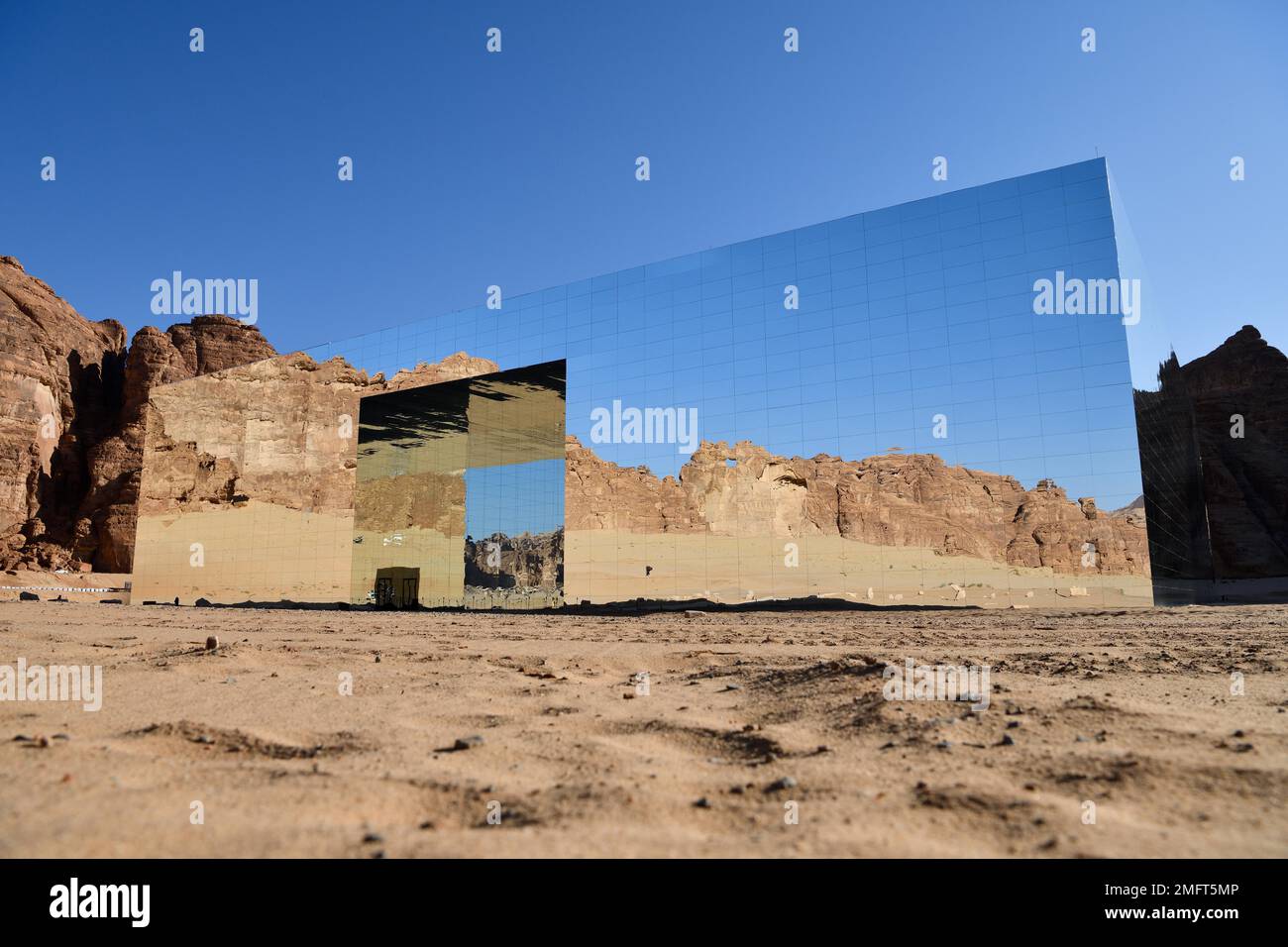 Maraya, mirrored event hall in the middle of the desert, AlUla, Medina ...