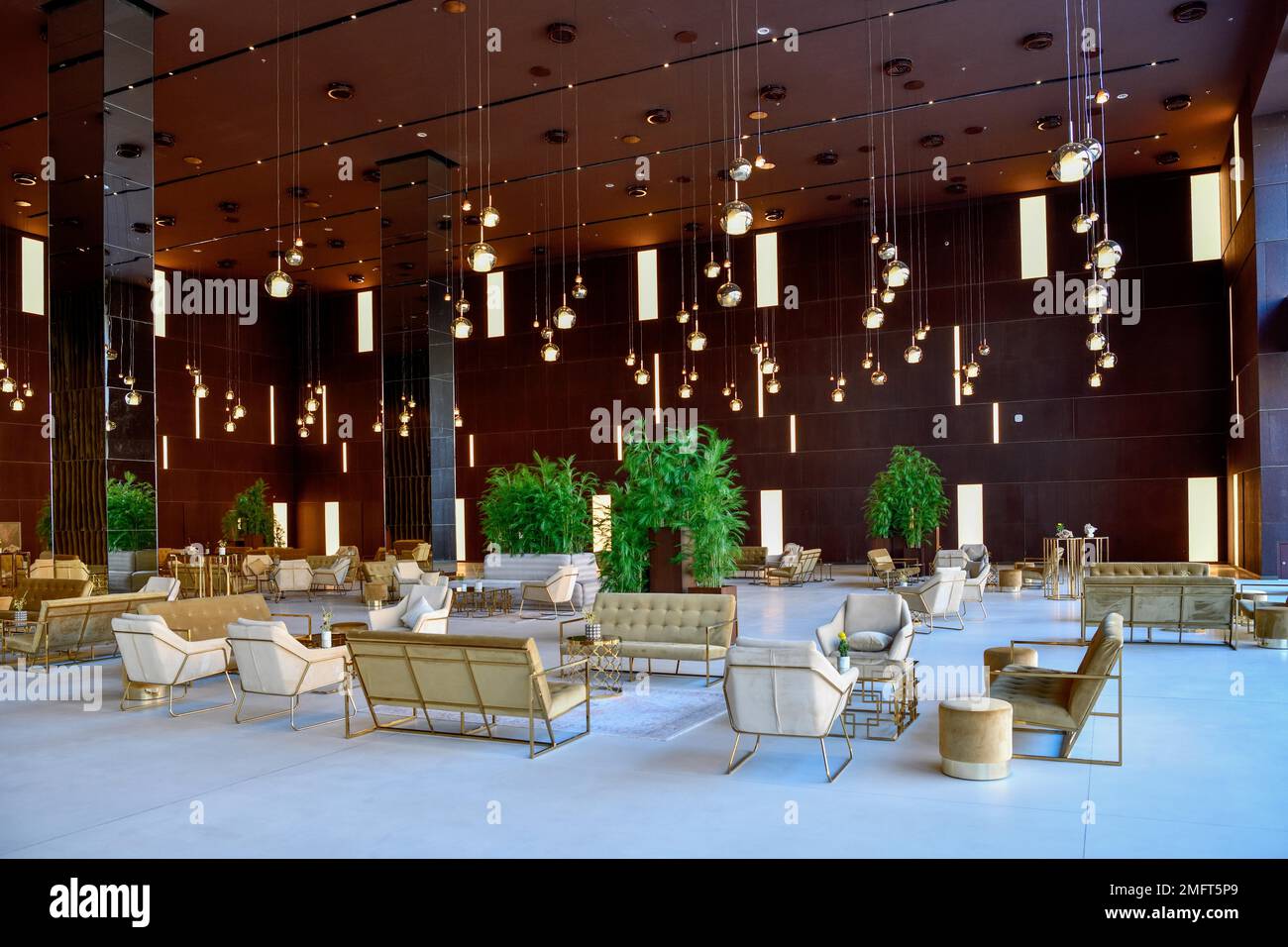 Maraya, event hall in the middle of the desert, interior shot, AlUla ...