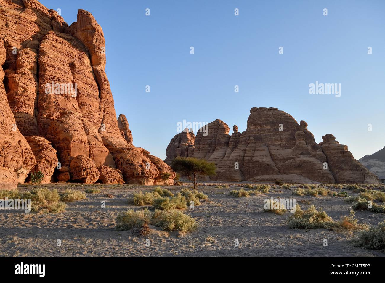 Landscape in the Ashar Valley, near AlUla, Medina Province, Saudi ...