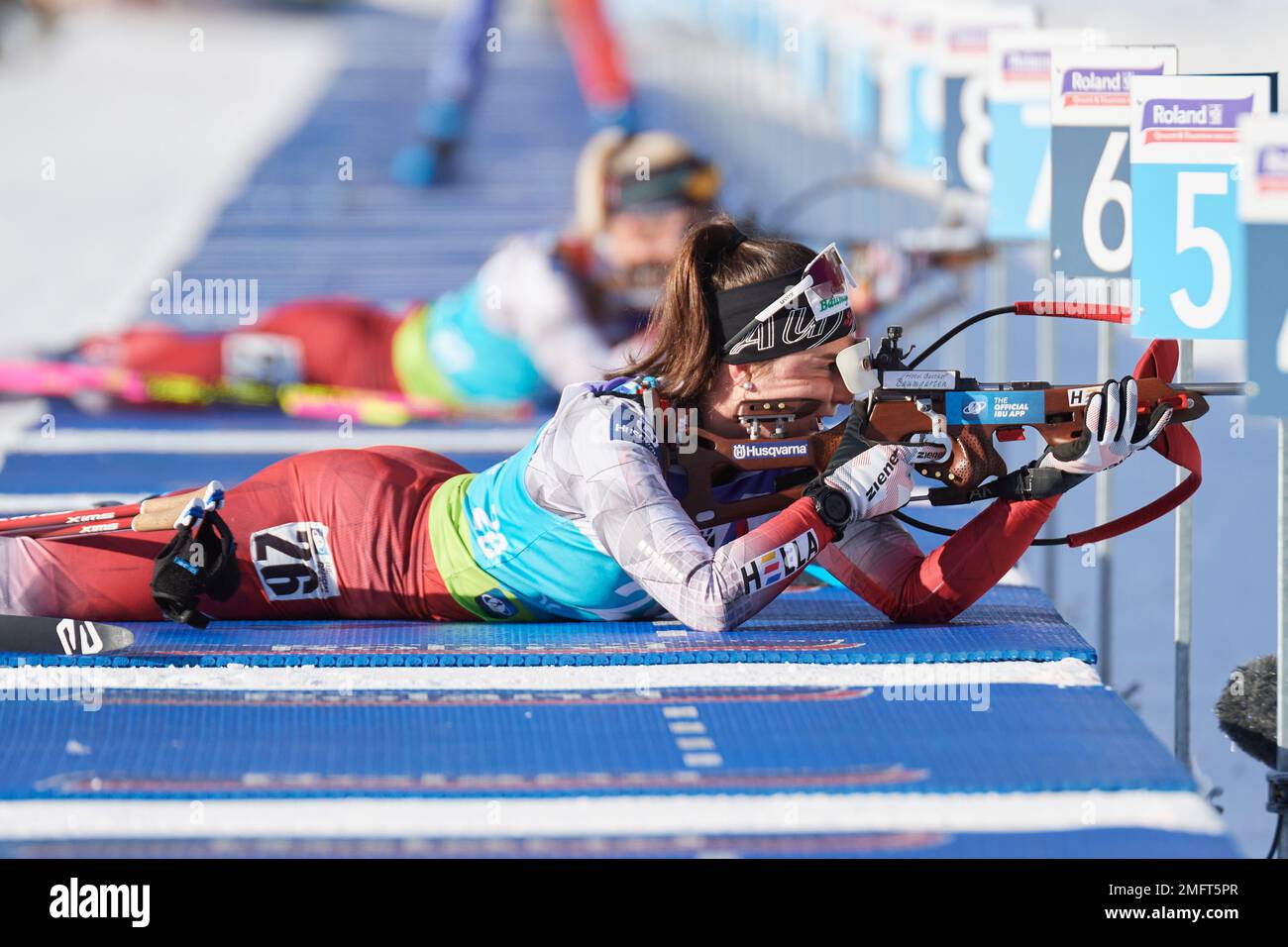 Lenzerheide, Schweiz, 25. Januar 2023. OSL Lisa AUT beim 15 km ...