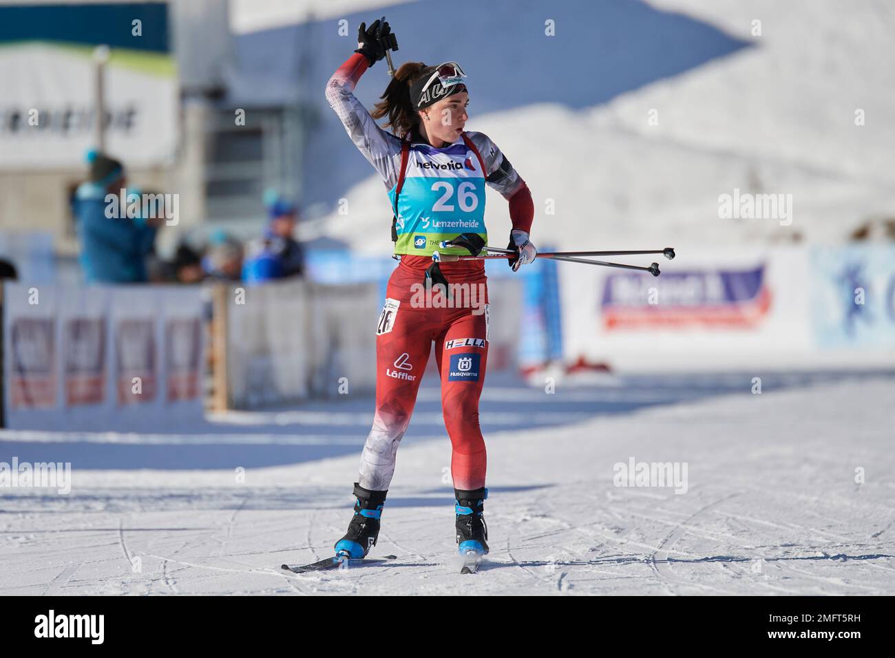 Lenzerheide, Schweiz, 25. Januar 2023. OSL Lisa AUT beim 15 km ...