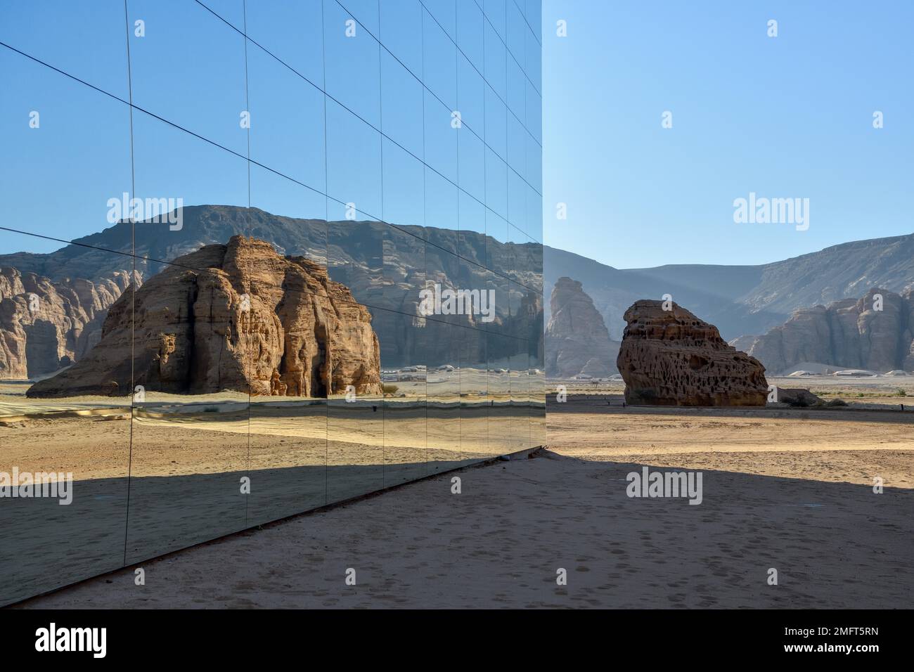 Maraya, mirrored event hall in the middle of the desert, AlUla, Medina ...
