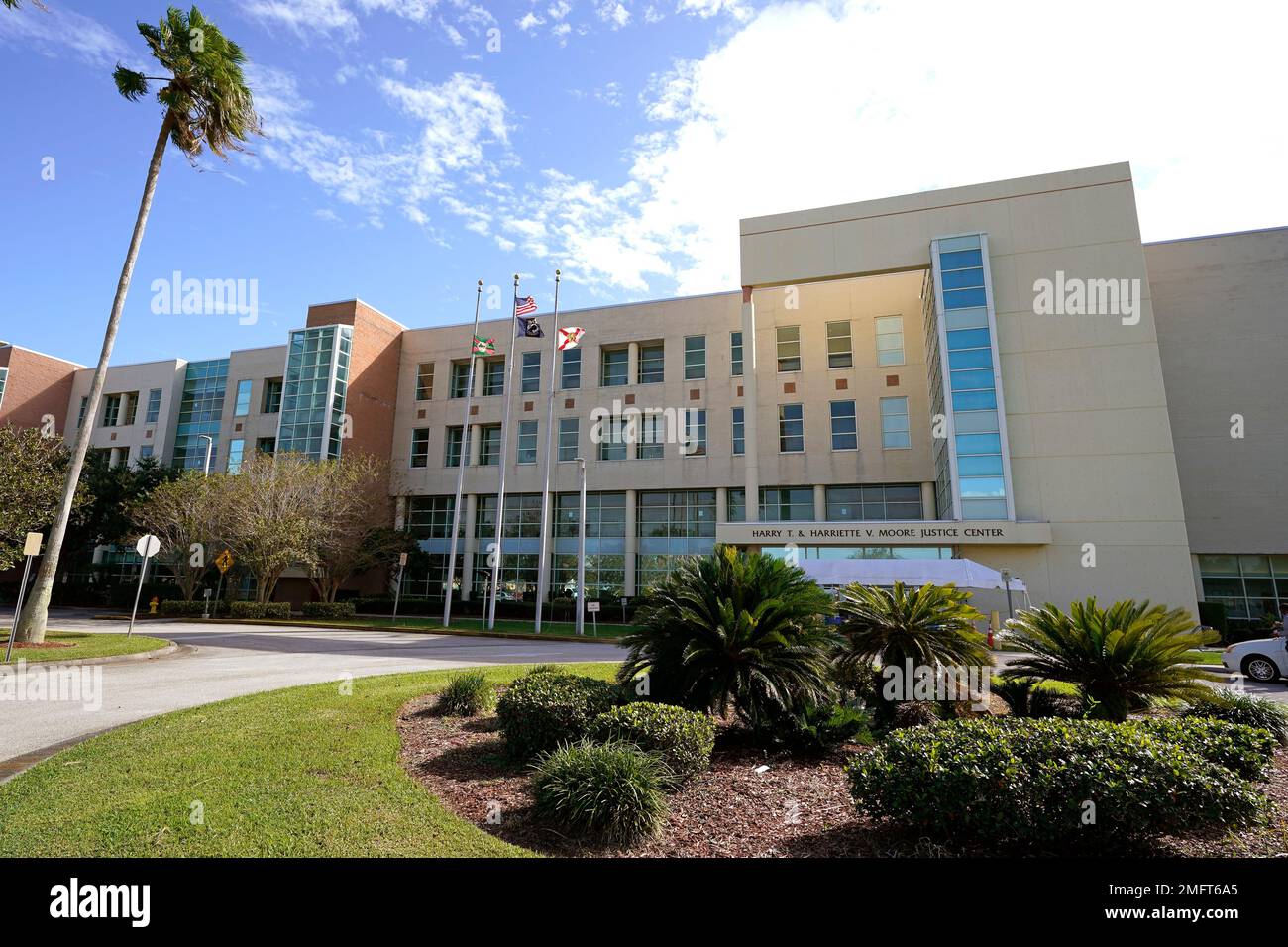 The Harry T. and Harriette V. Moore Justice Center courthouse of ...