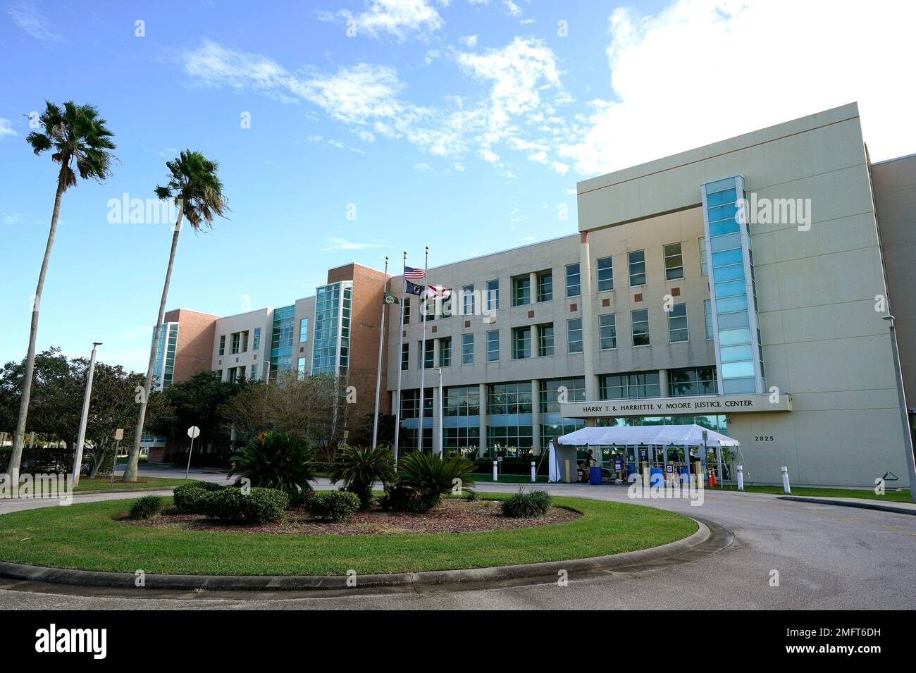 The Harry T. and Harriette V. Moore Justice Center courthouse of ...