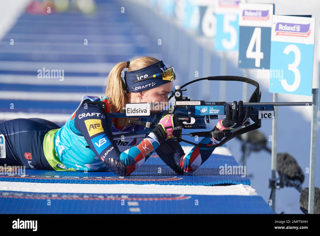 Lenzerheide, Schweiz, 25. Januar 2023. ARNEKLEIV Juni NOR beim 15 km ...