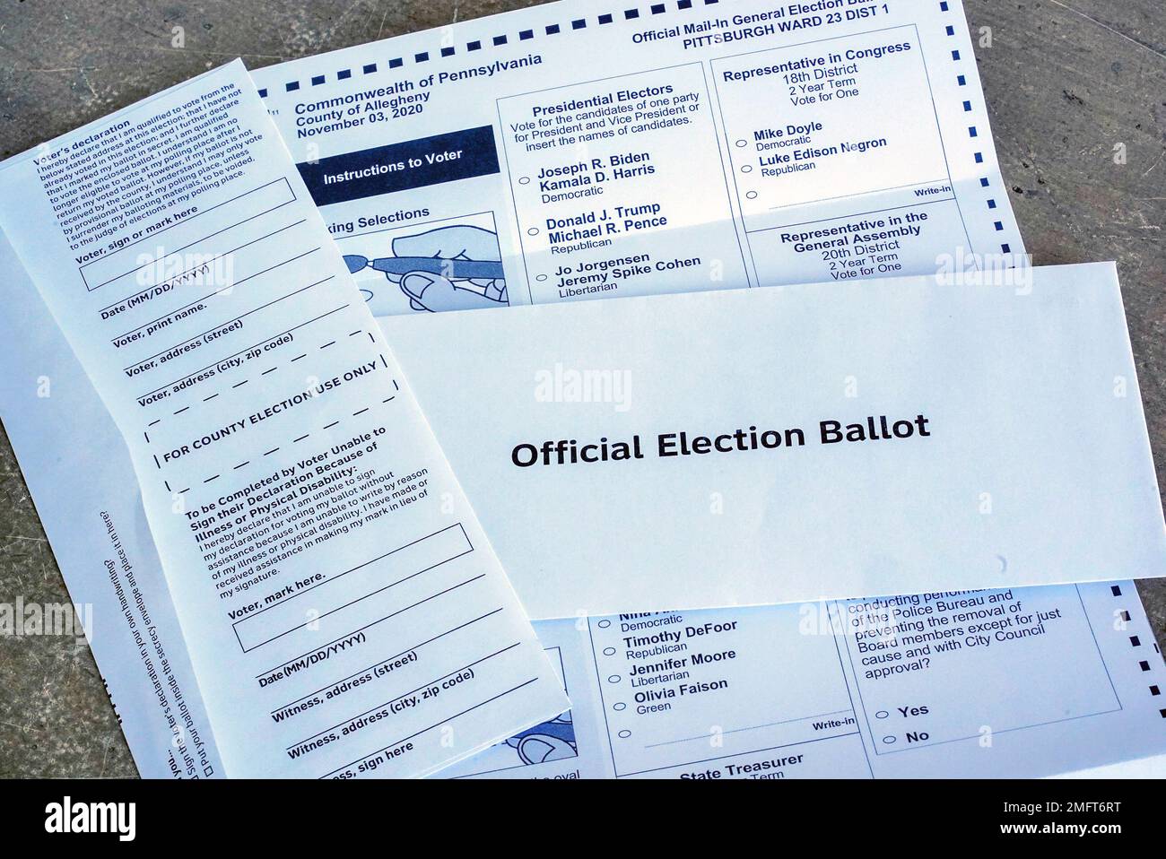 This is a Commonwealth of Pennsylvania, County of Allegheny Official ...