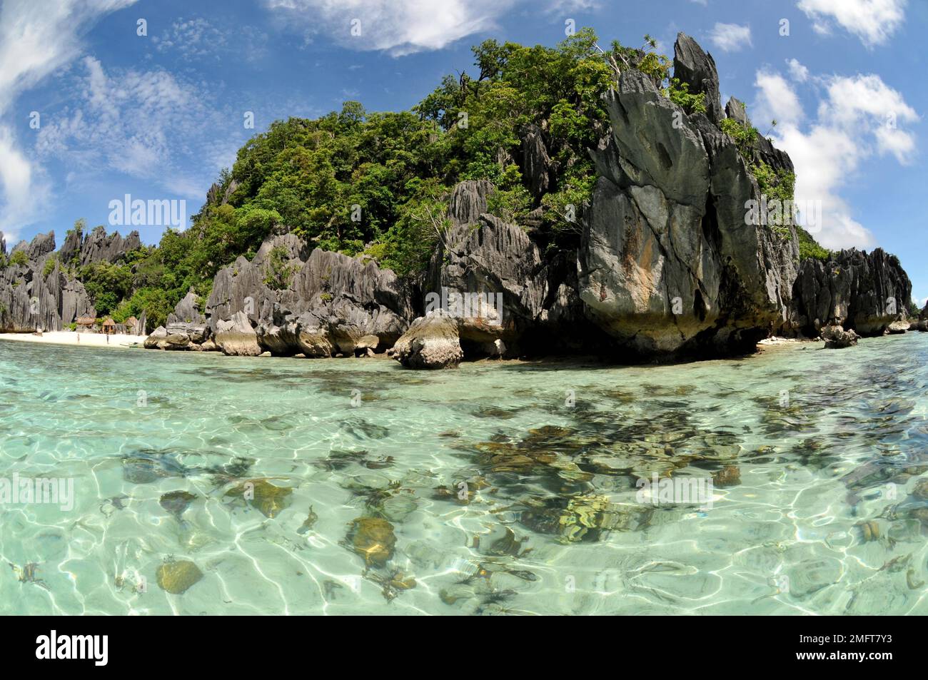 Limestone rock, in Palawan, Philippines Stock Photo - Alamy