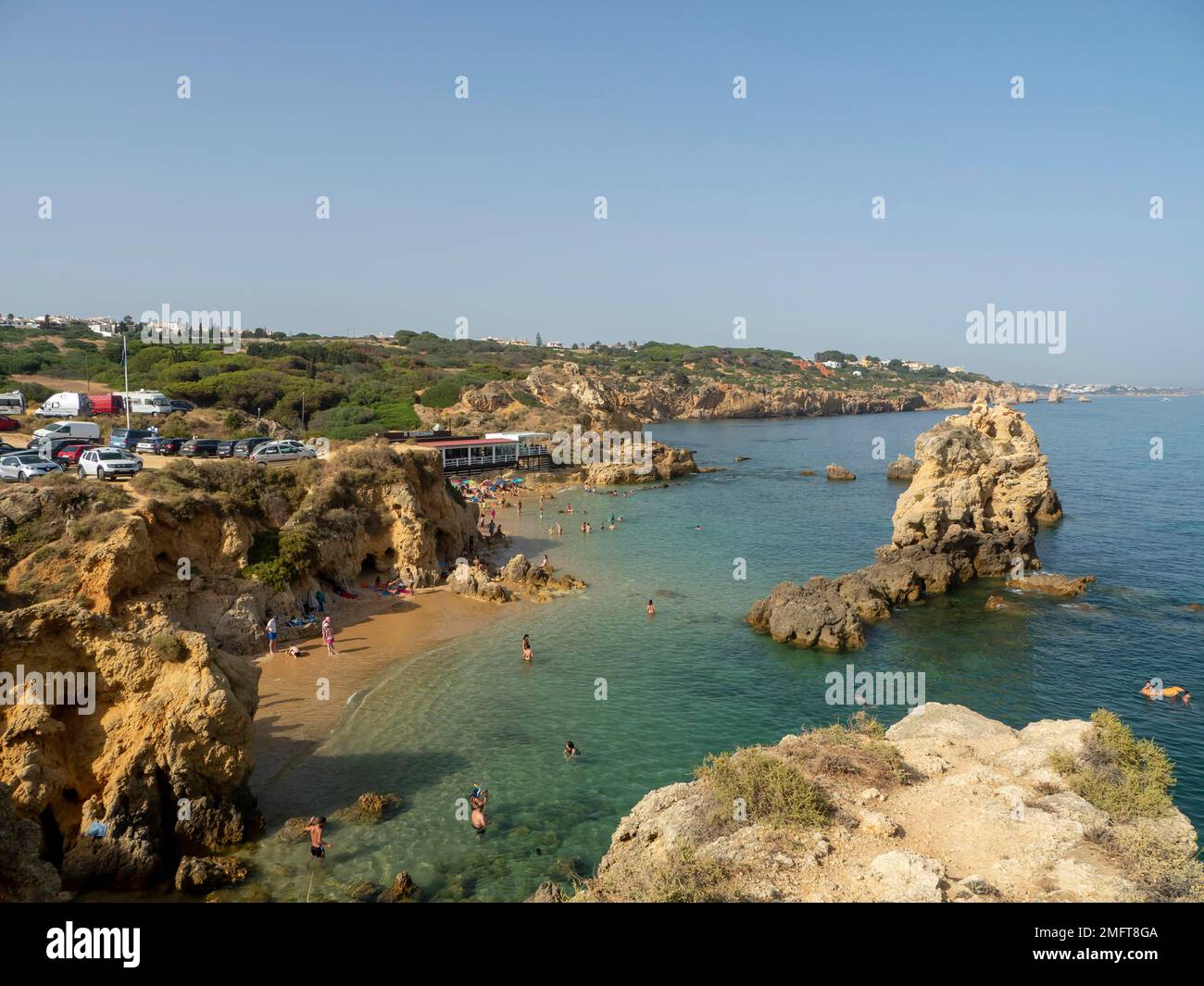 Beach Praia dos Arrifes, Albufeira, Praia do Castelo, Algarve, Portugal ...