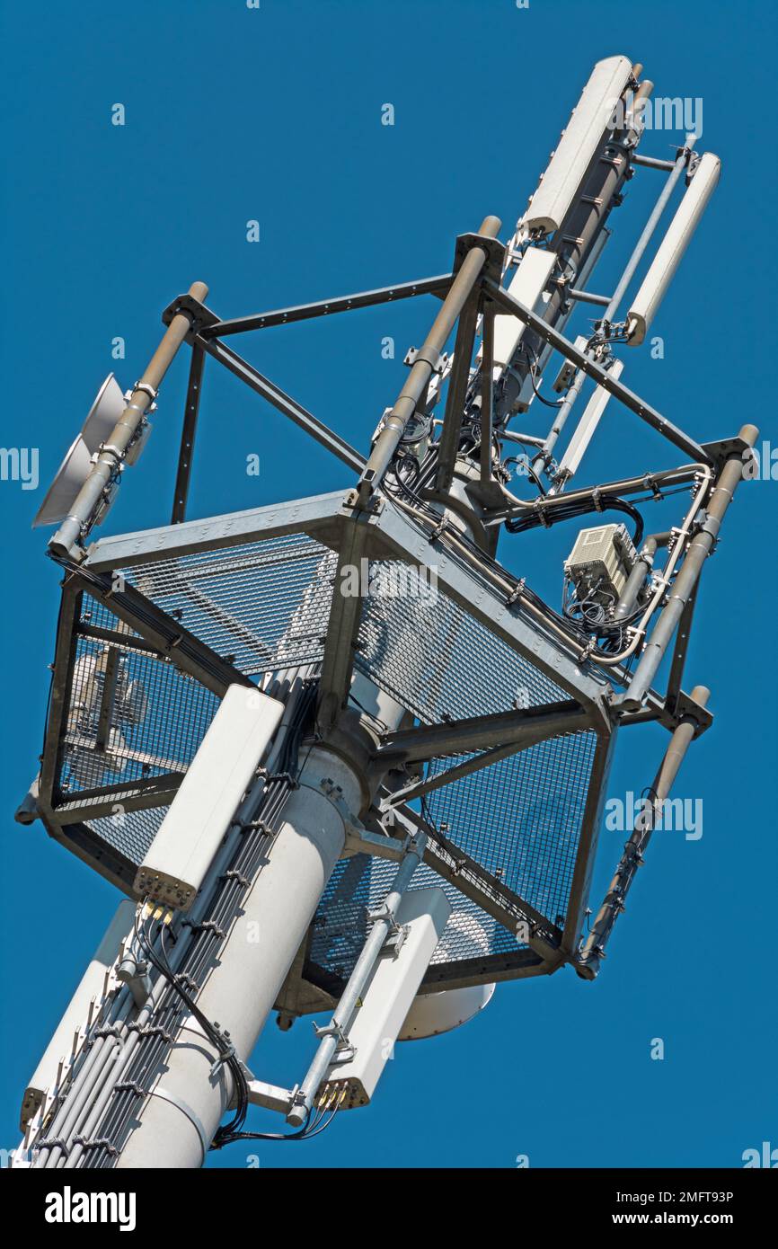 Symbolic image on the subject of mobile radio standard, network ...