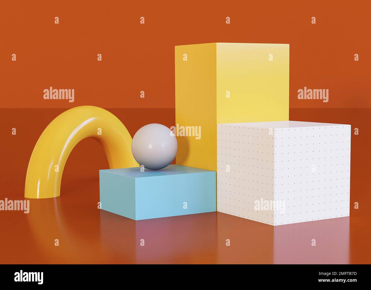 geometric shapes background various cubes Stock Photo - Alamy