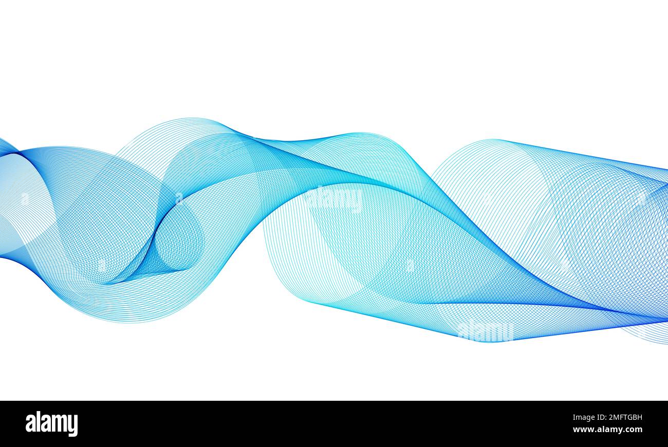 Blue line wave background Stock Photo - Alamy
