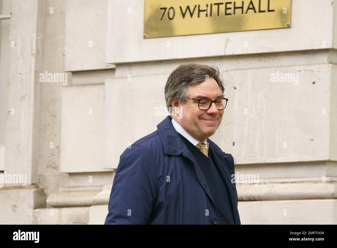 25th January 2023 Westminster, London, UK. Jeremy Quin, Minister for ...
