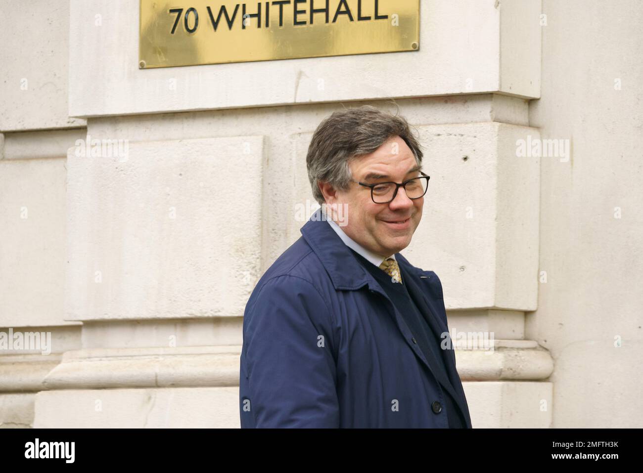 25th January 2023 Westminster, London, UK. Jeremy Quin, Minister for ...