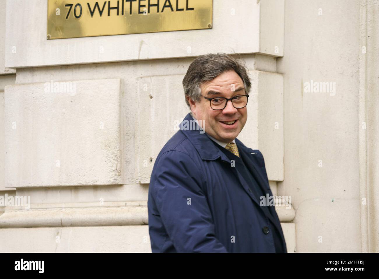 25th January 2023 Westminster, London, UK. Jeremy Quin, Minister for ...