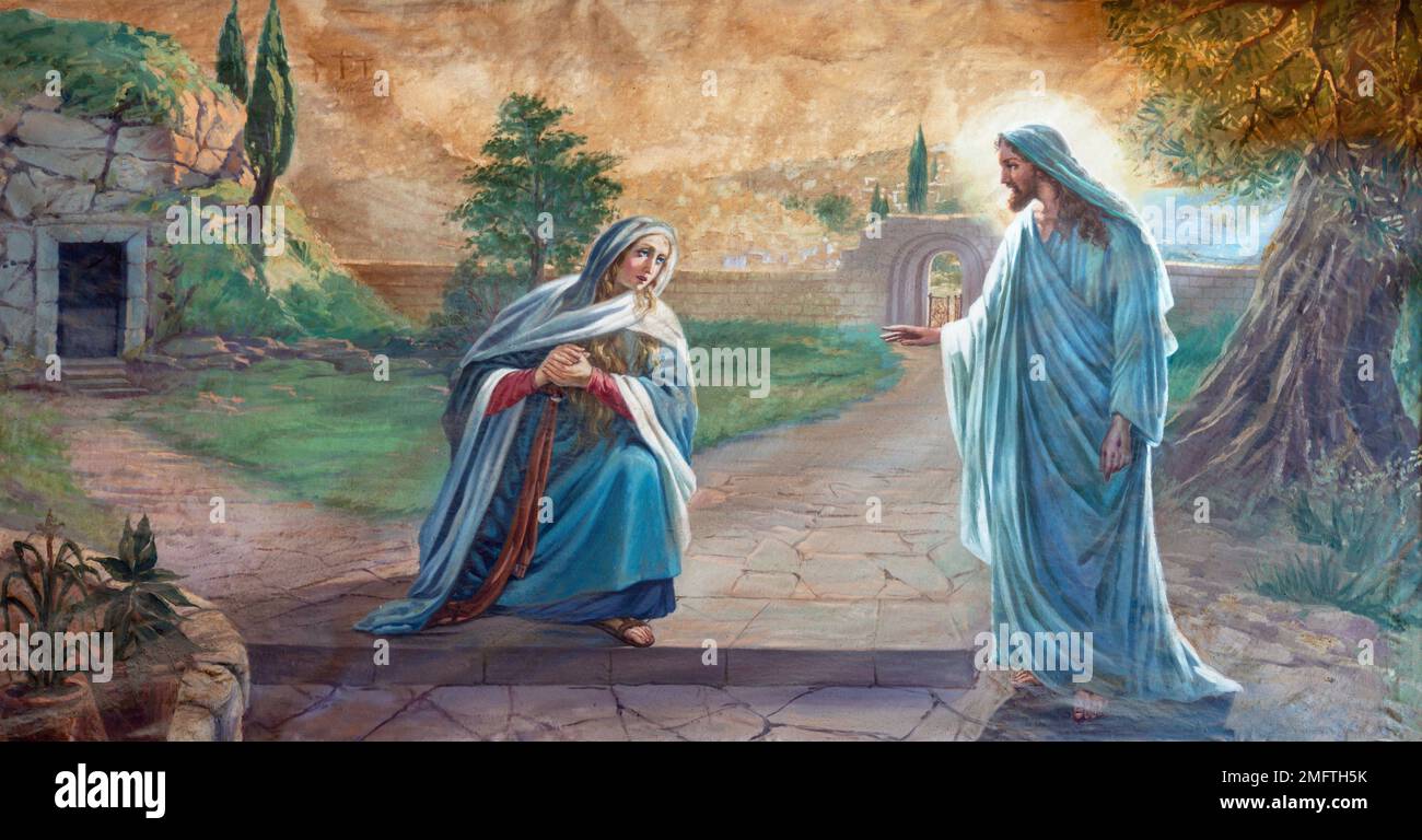 Jesus And Mary Magdalene Jesus Appears To Mary Magdalene Jesus