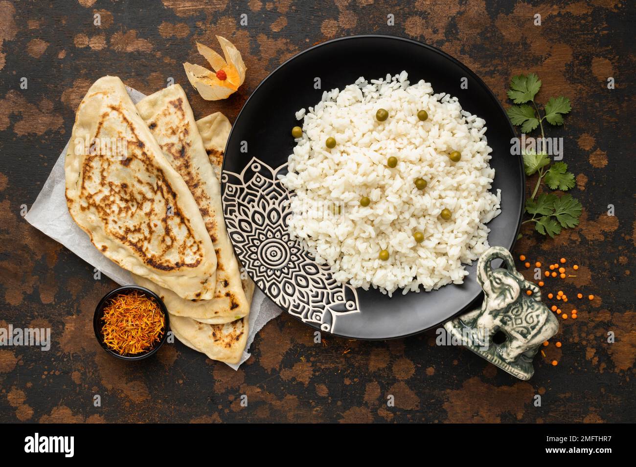 Indian food assortment hi-res stock photography and images - Alamy